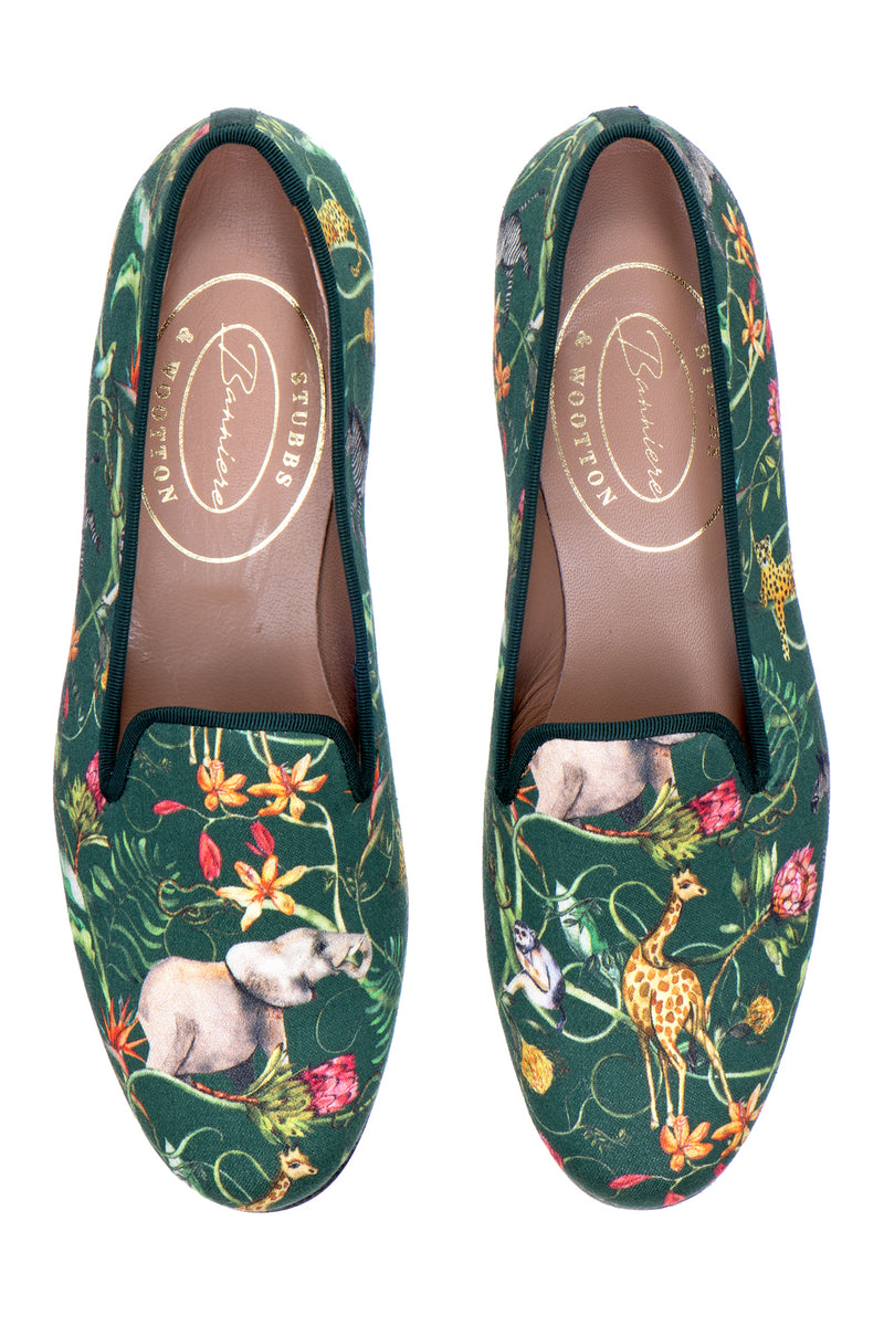 Africa Emerald Silk Slipper (Women) – Stubbs & Wootton